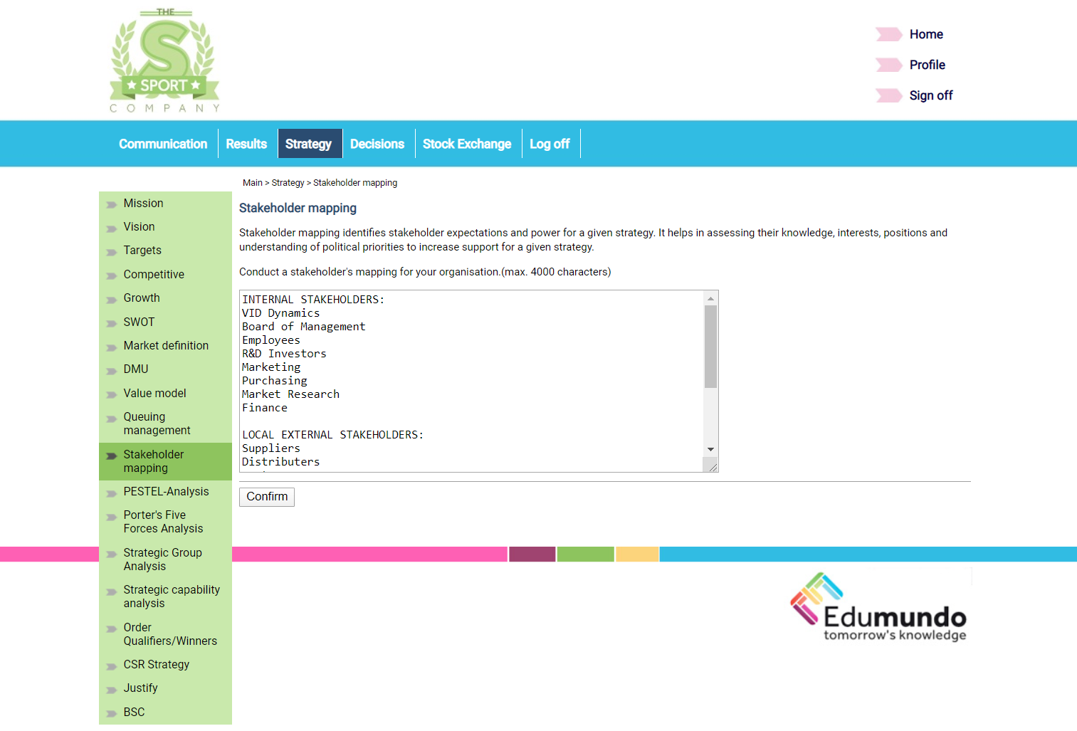 ProSim Advanced - Business Simulation | Edumundo